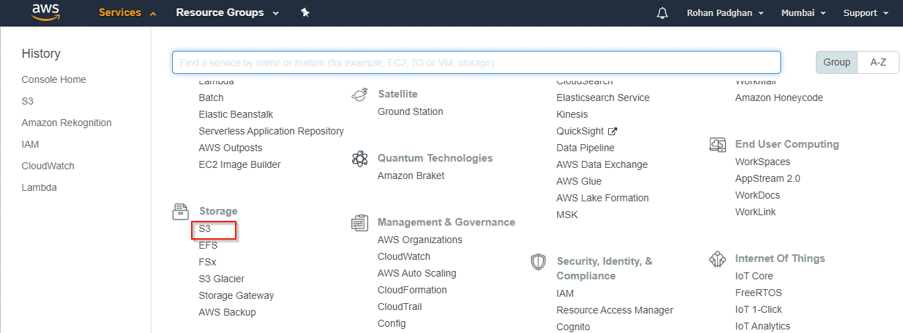 AWS Management Console : All You Need To Know | Great Learning