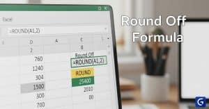 Round Off Formula in Excel