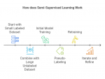 What is semi-supervised learning? How does it work?