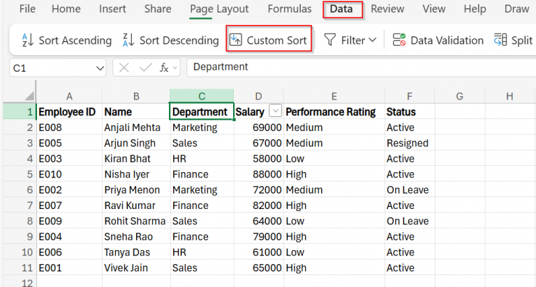 How to Sort Data in Excel (2025): Easy Sorting Tips & Tricks