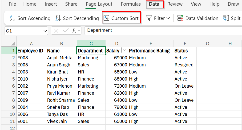 How to Sort Data in Excel (2025): Easy Sorting Tips & Tricks