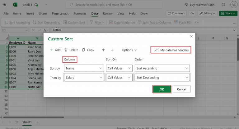 How to Sort Data in Excel: Easy Sorting Tips & Tricks