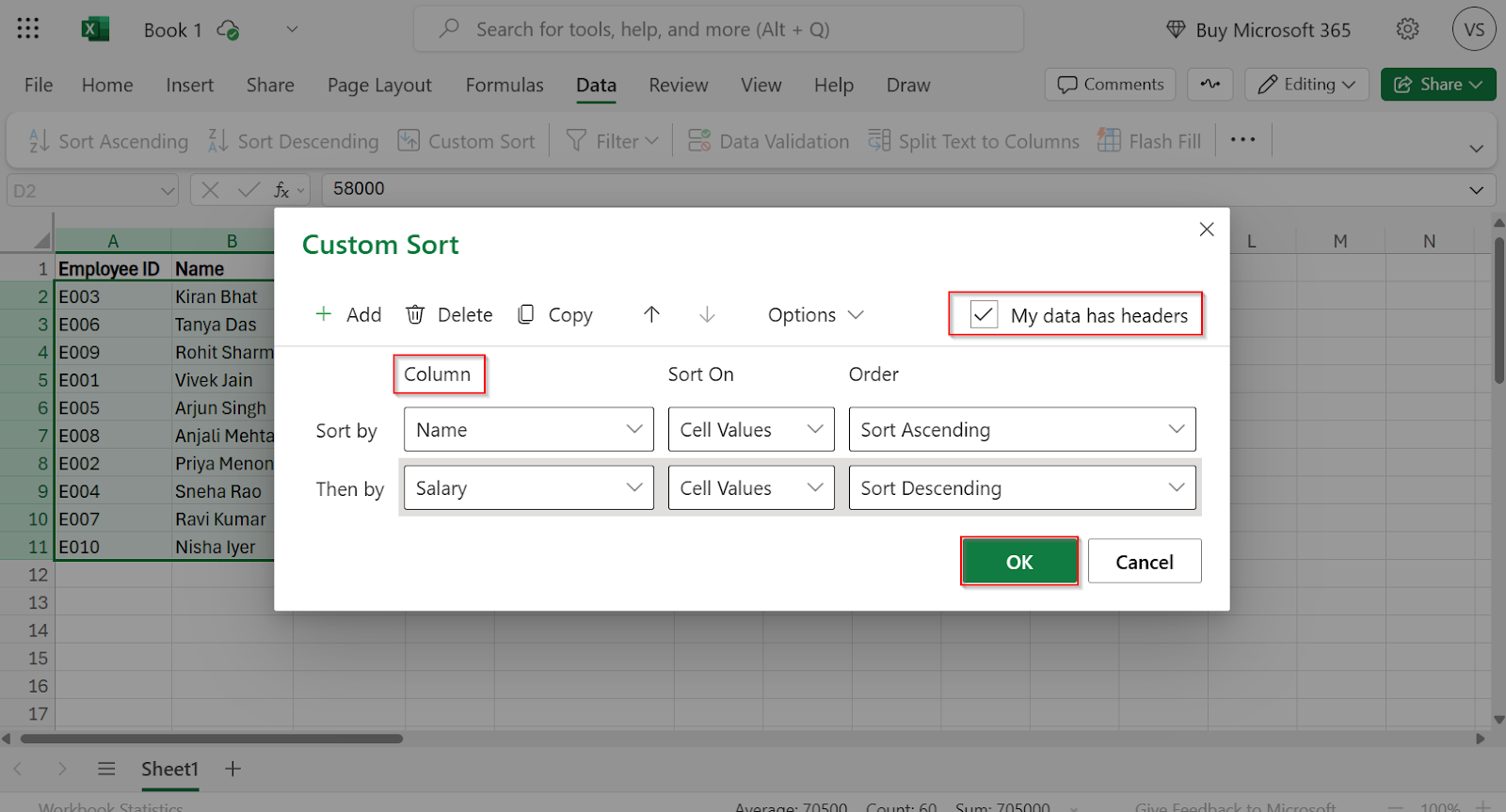 How to Sort Data in Excel (2025): Easy Sorting Tips & Tricks