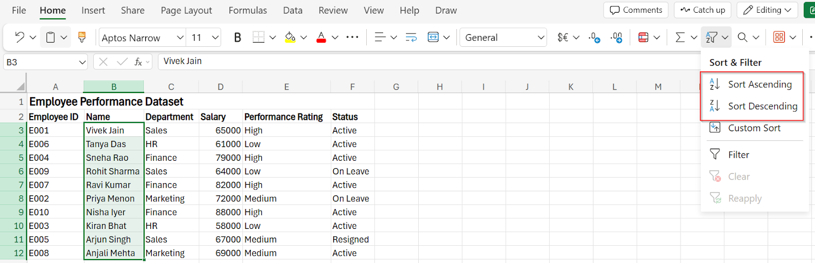 How to Sort Data in Excel (2025): Easy Sorting Tips & Tricks