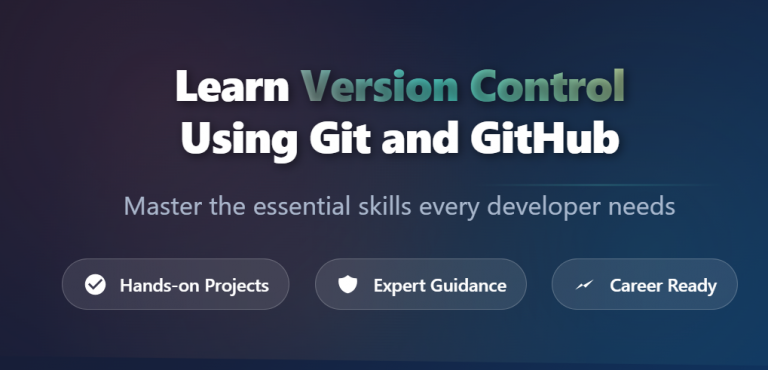 Learn Version Control Using Git And Github With Premium Course