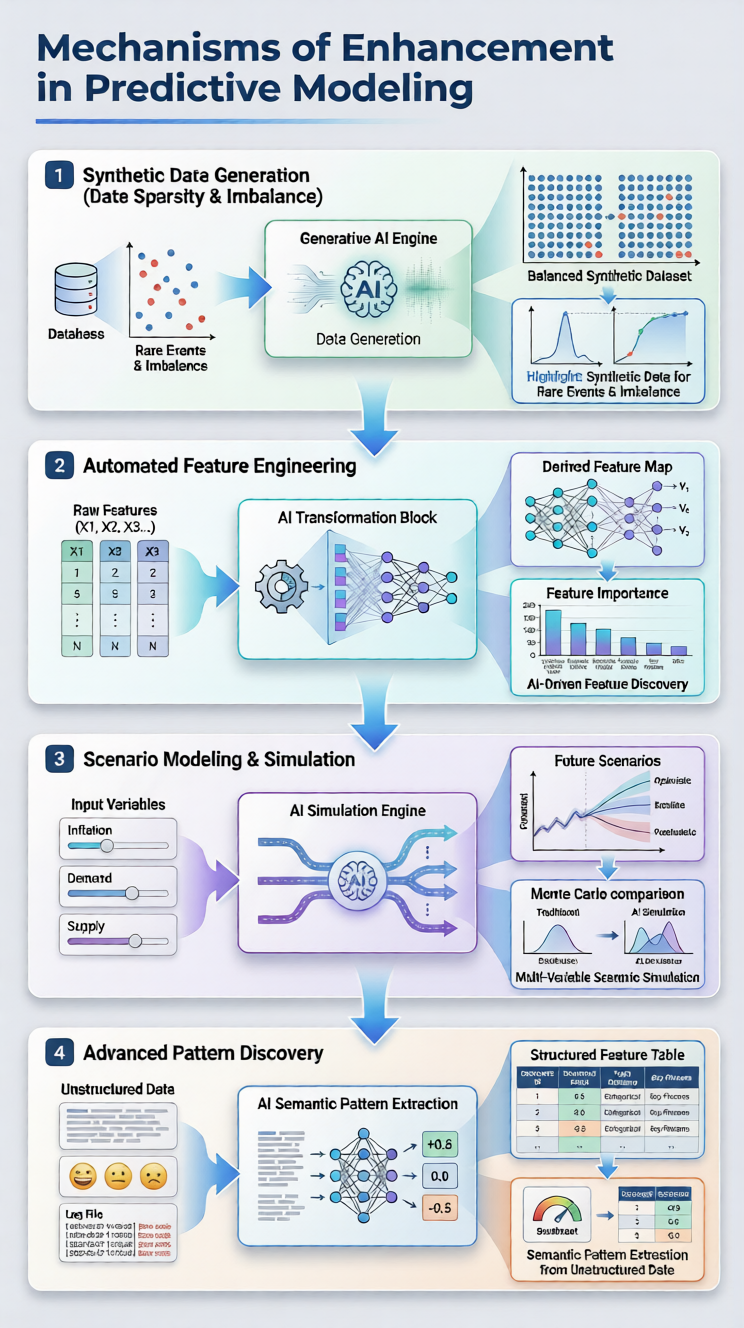 How Generative AI Can Enhance Predictive Analytics and Modeling